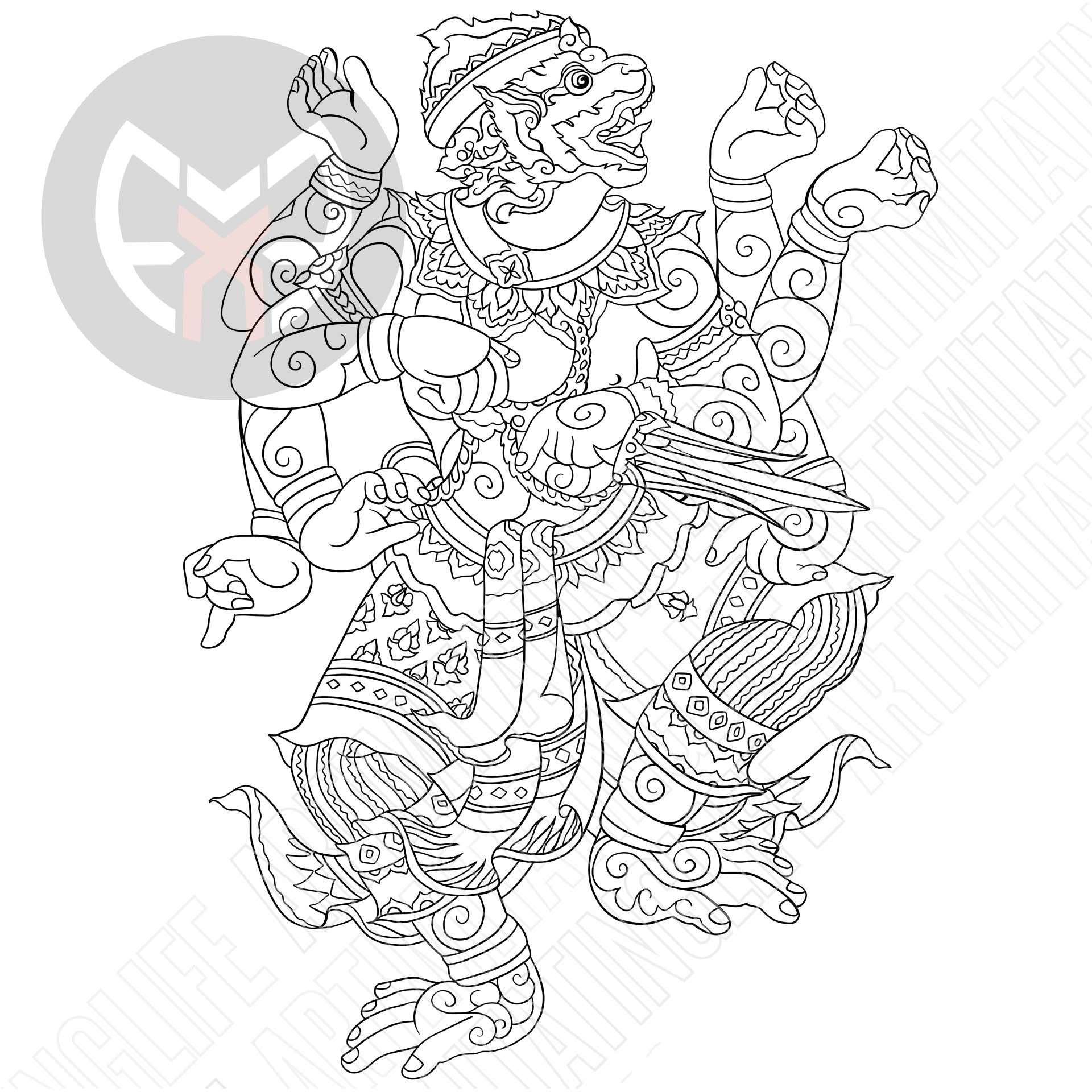 Six Arm God – mastersfx